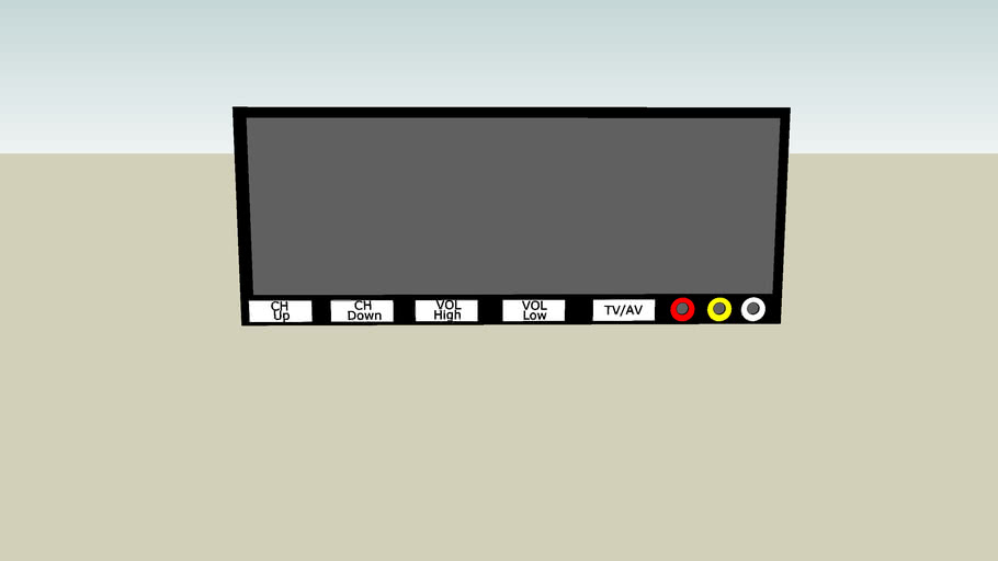 Flat Screen TV | 3D Warehouse