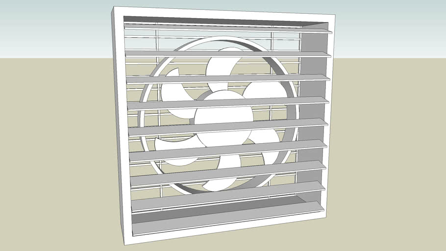 Exhaust Fan 54inch | 3D Warehouse
