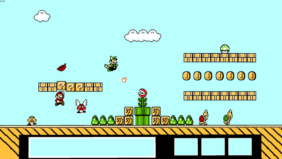 Super Mario Scene | 3D Warehouse