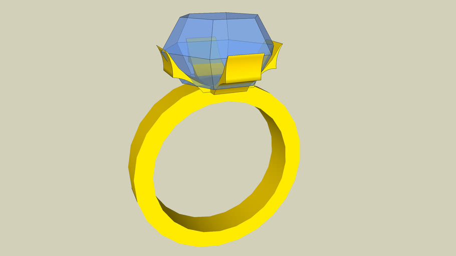 Quickly made diamond ring | 3D Warehouse