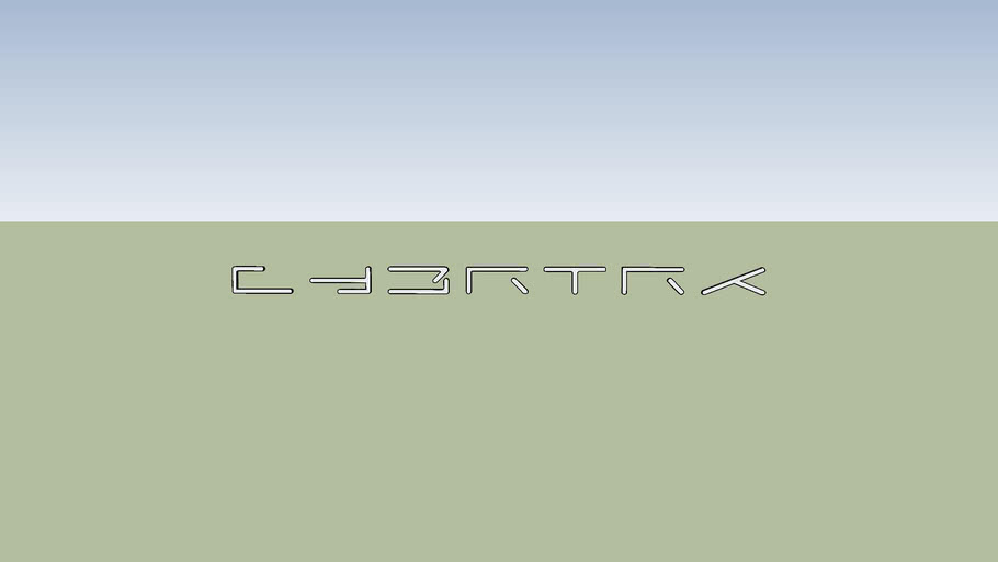 Cybertruck Lettering | 3D Warehouse