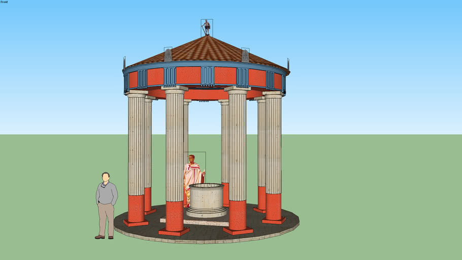 Foro Triangolare Tholos - pozzo Sacro, Pompei | 3D Warehouse