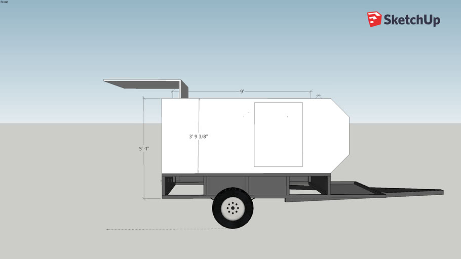 Mark's Squaredrop Trailer | 3D Warehouse