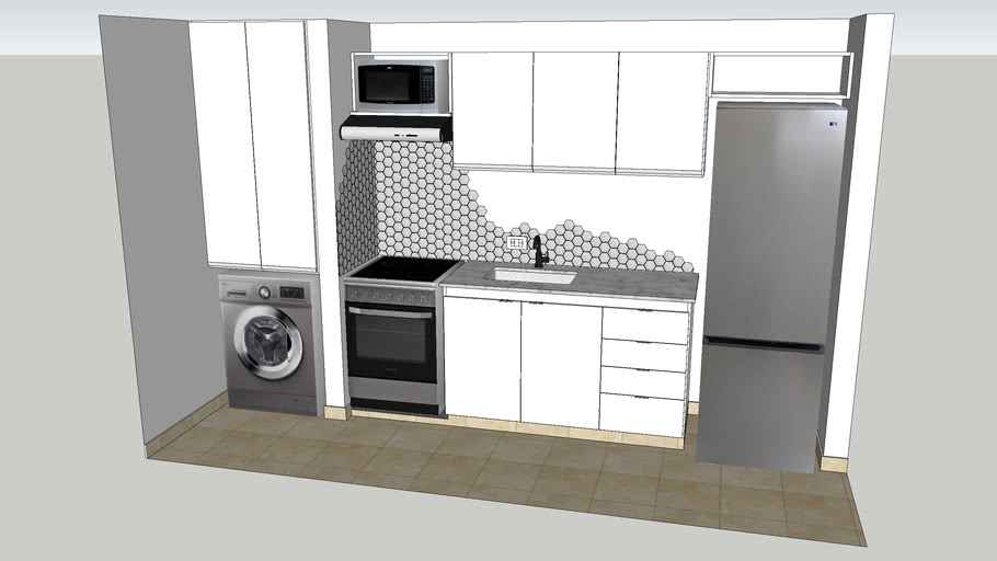 Small Kitchen | 3D Warehouse