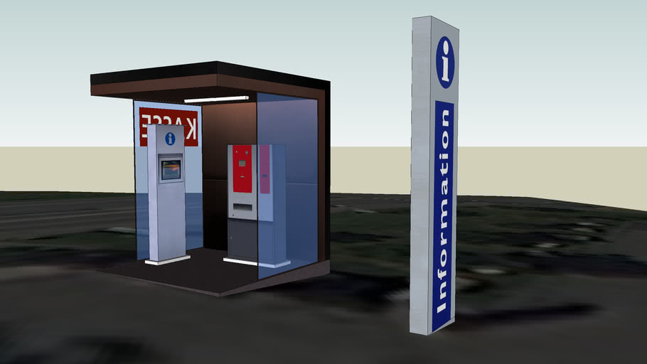 Root D4 - Parking cash point 01 | 3D Warehouse