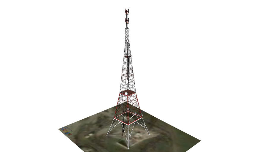 The telecommunication tower in Hay Al-Dhubaat, Mosul, IRAQ | 3D Warehouse