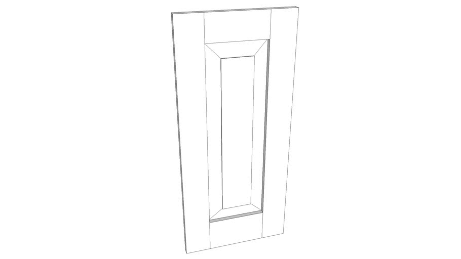 Shaker Style Raised Panel Door | 3D Warehouse