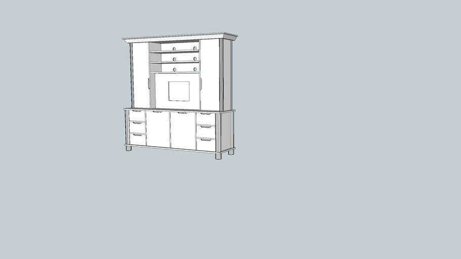 LCD TV Unit | 3D Warehouse