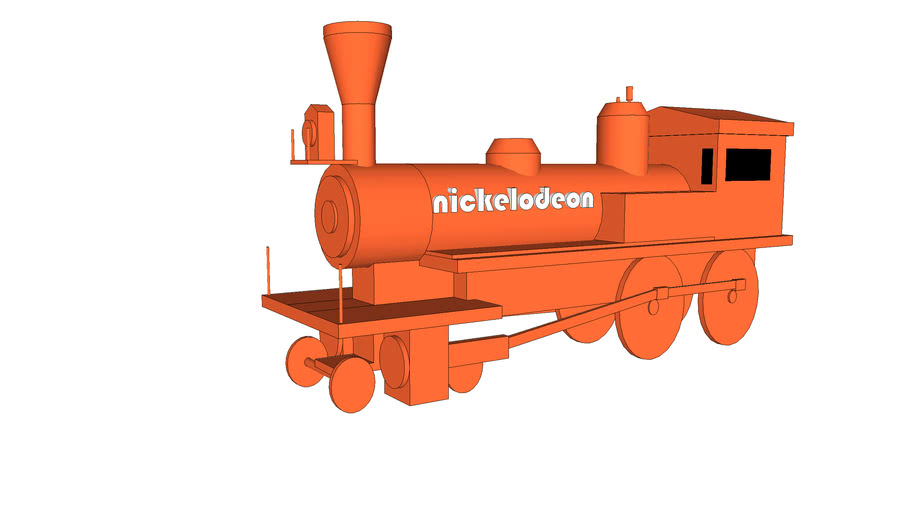 Nickelodeon Orange Steam Train | 3D Warehouse