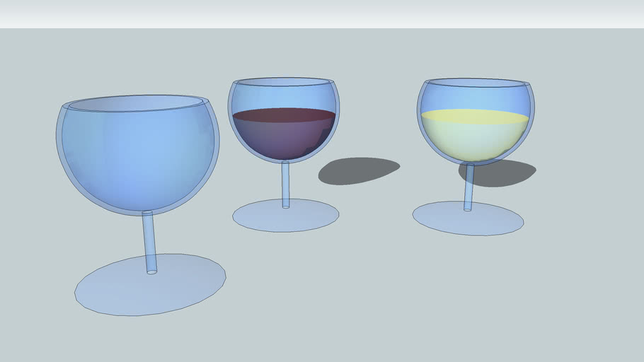 Verres à vin | 3D Warehouse