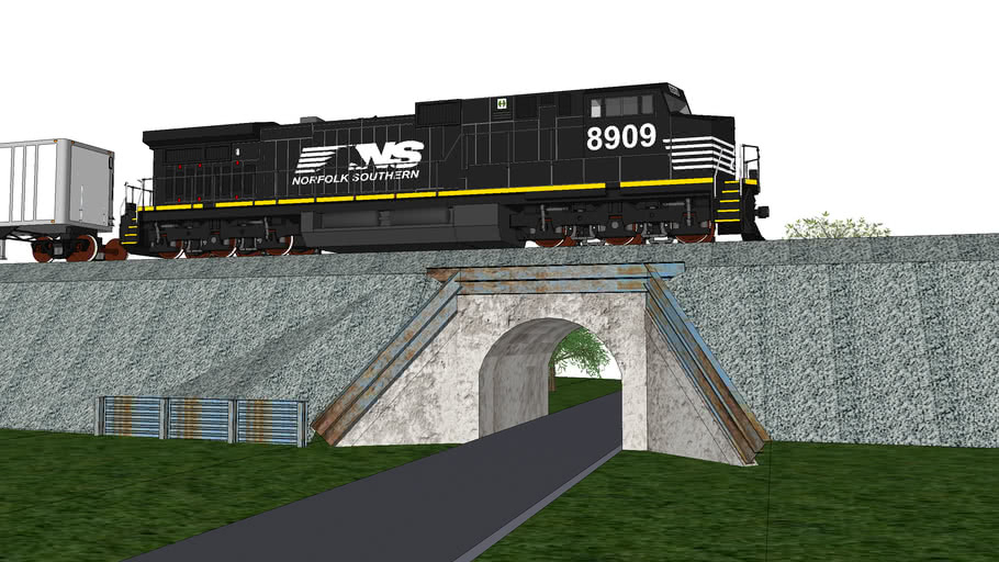 Bunny Man Bridge - Colchester Overpass | 3D Warehouse