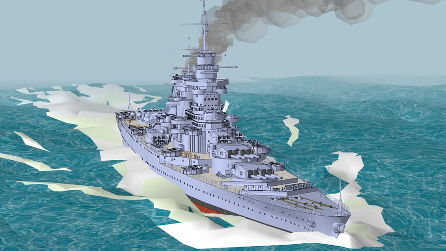 French Battleship Alsace | 3D Warehouse