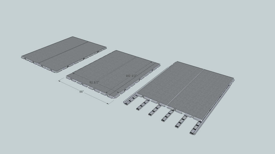 HCU6/E 463L Airborne Cargo Pallet, USAF | 3D Warehouse