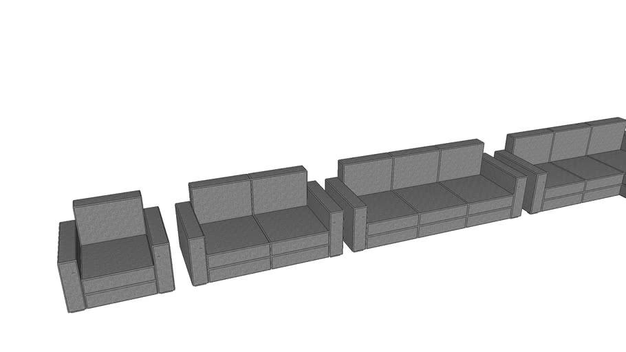 Sofa Modular | 3D Warehouse