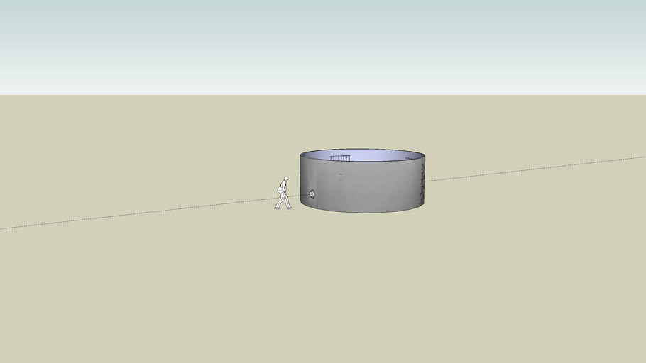 Concrete Storage Tank | 3D Warehouse