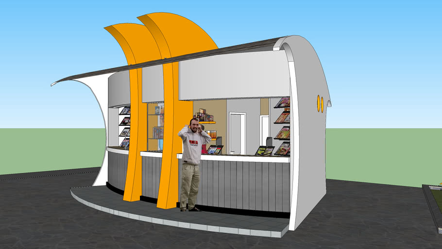 Kiosko moderno | 3D Warehouse
