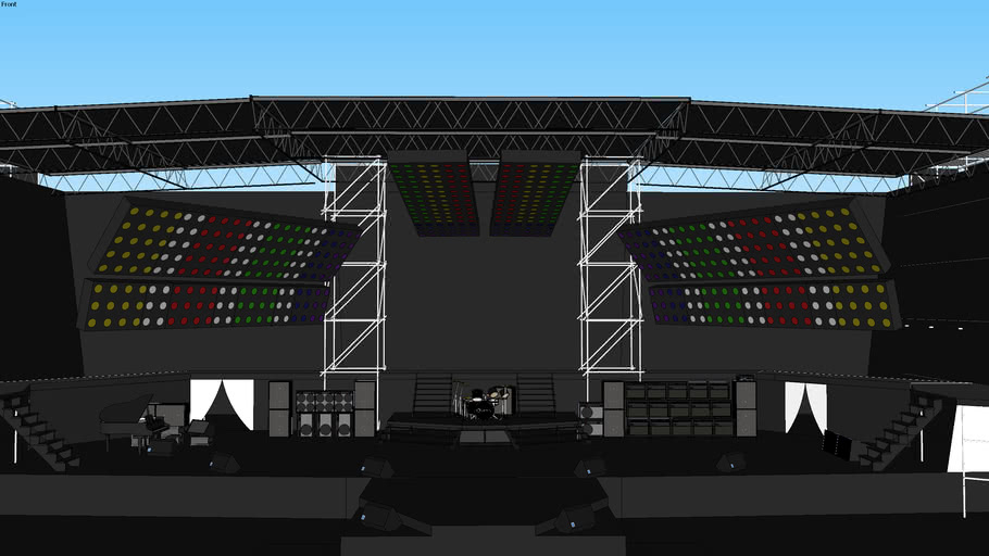Queen Works Tour Stage | 3D Warehouse