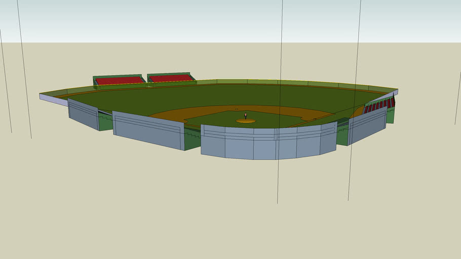 Small Town baseball field | 3D Warehouse
