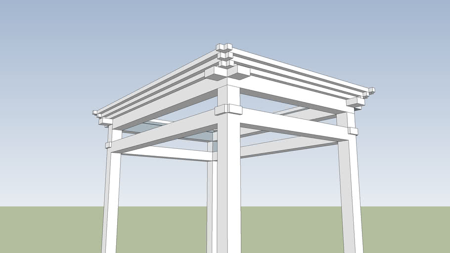 frame joglo | 3D Warehouse