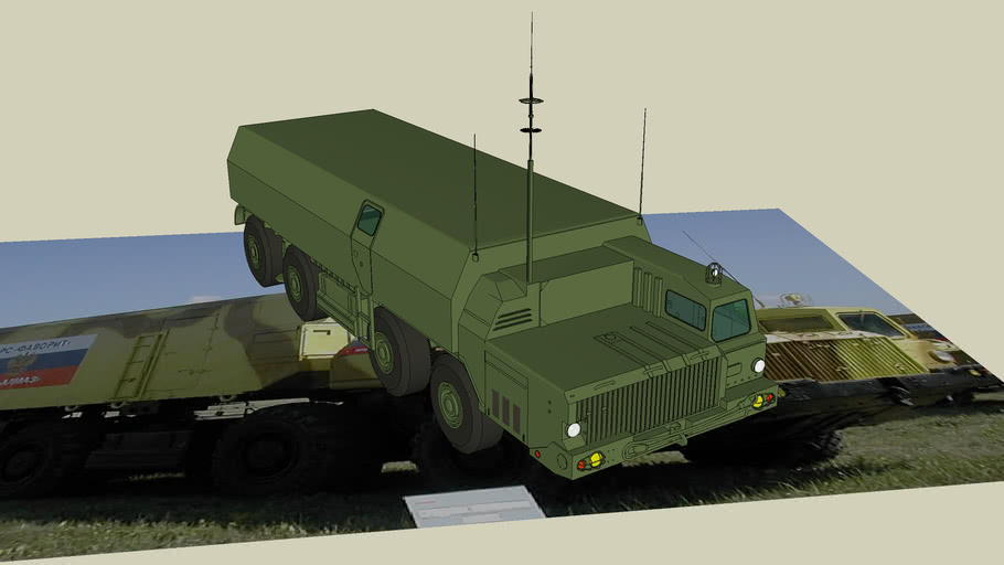 54K6E2 Command Vehicle for S-300 | 3D Warehouse