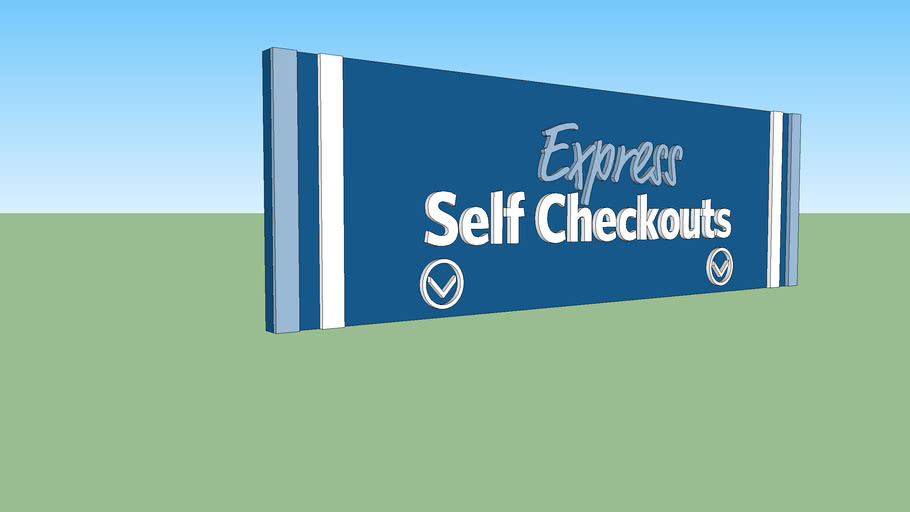 Food Lion - Self Checkout Signage (Concept) | 3D Warehouse