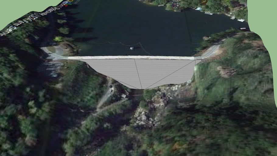 The Dam on Lake Lure, North Carolina | 3D Warehouse