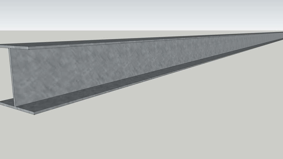 W6x15 Beam - 40' | 3D Warehouse
