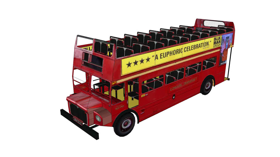 Routemaster+London+Red+Bus | 3D Warehouse