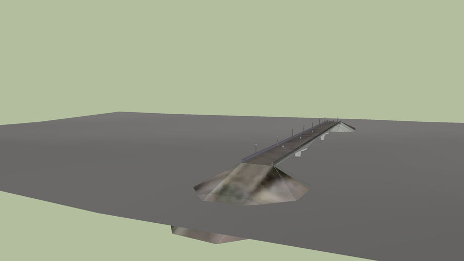 Pedestrian bridge | 3D Warehouse