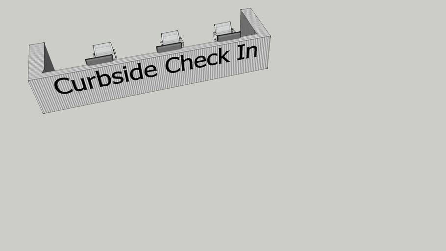 Curbside Check In (Airport) | 3D Warehouse
