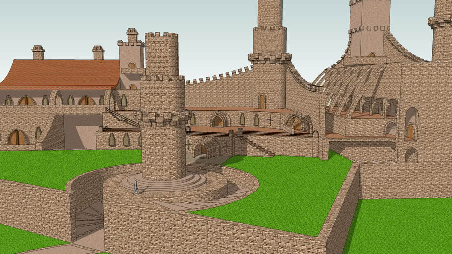 Castle #3 From Near Front | 3D Warehouse