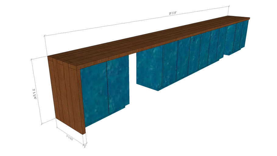 Casework and Countertop | 3D Warehouse