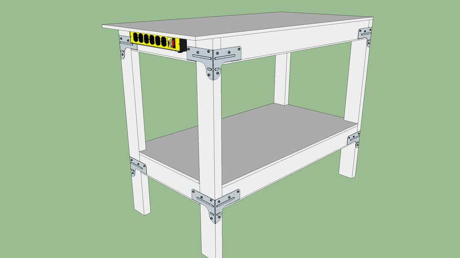 Torsion Box Workbench - 4 Foot | 3D Warehouse
