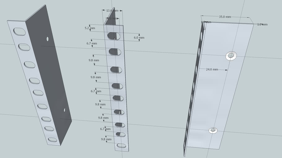 Rack Mount Kit Cisco 7206 & 7204 XFR router | 3D Warehouse