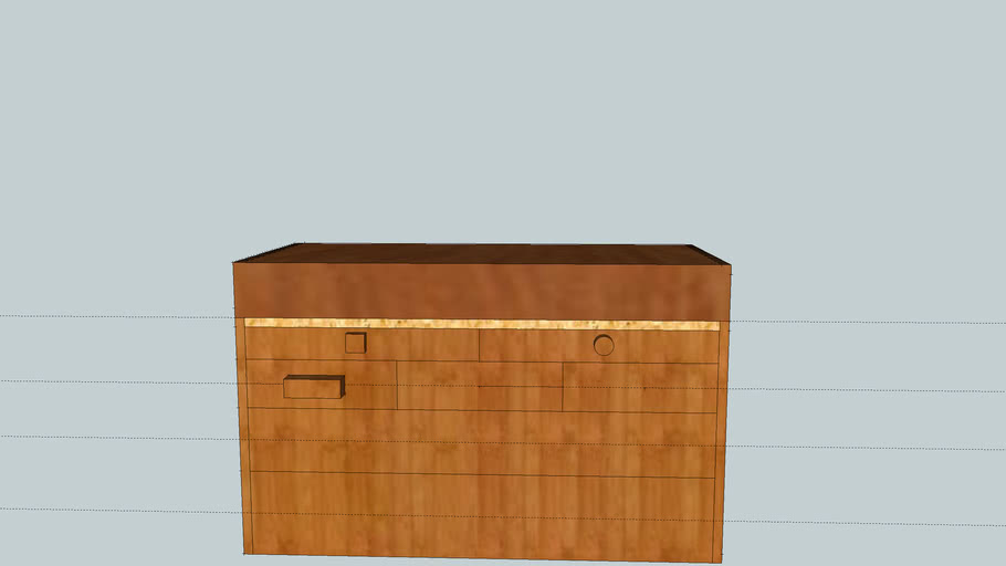 Tri-box joint chest | 3D Warehouse