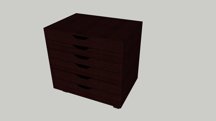 IKEA Alex Drawers | 3D Warehouse