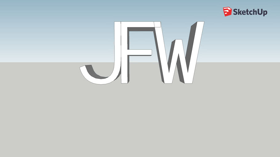JFW initials | 3D Warehouse