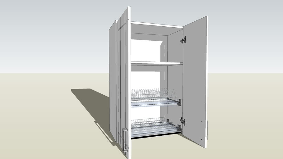 Dish drying cabinet | 3D Warehouse