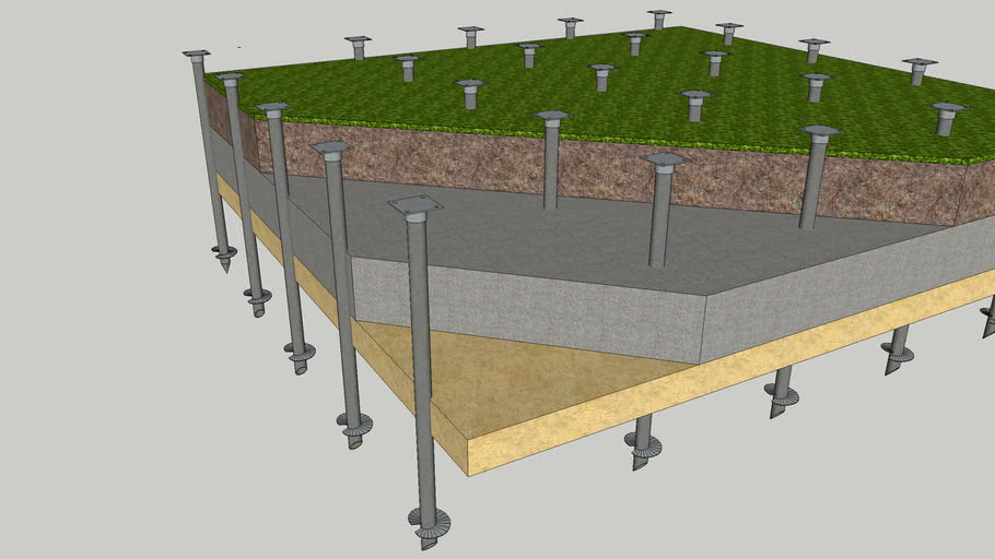 screw piles | 3D Warehouse