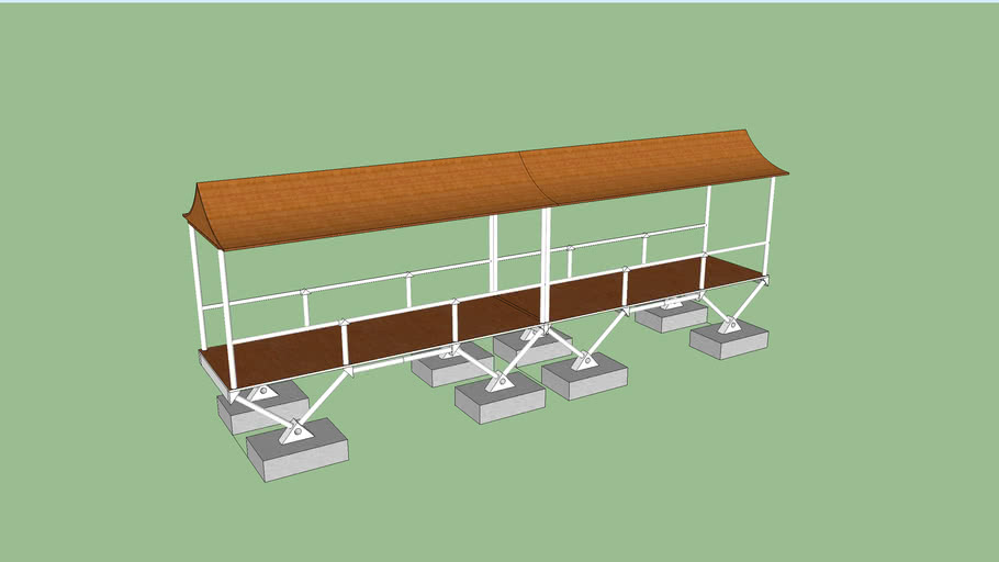 Little bamboo bridge | 3D Warehouse