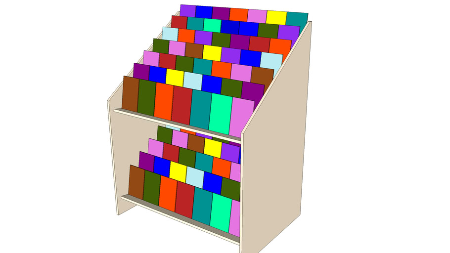 Retail Comic Book Display Stand | 3D Warehouse