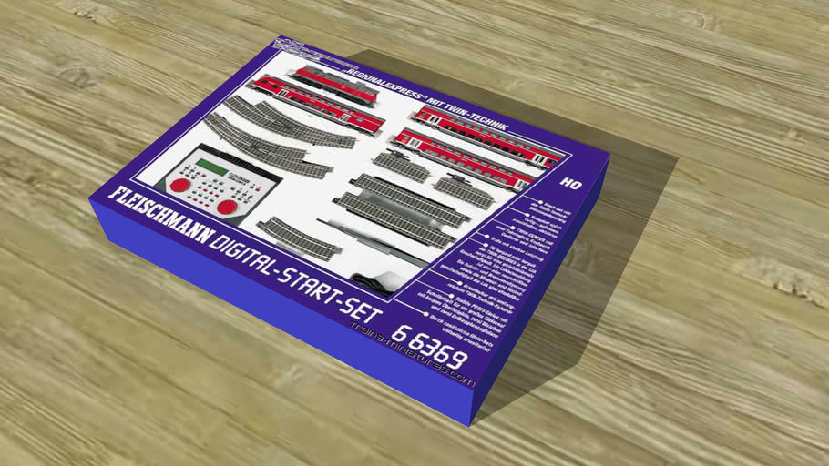 Fleischmann Digital-Starter-Set box ( N ) | 3D Warehouse