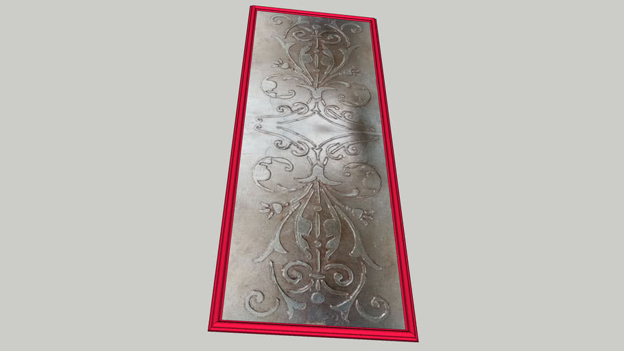 metal panel graphic art | 3D Warehouse