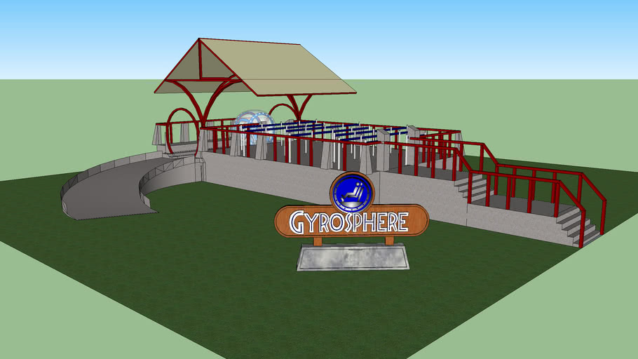 Jurassic World Gyrosphere Station | 3D Warehouse
