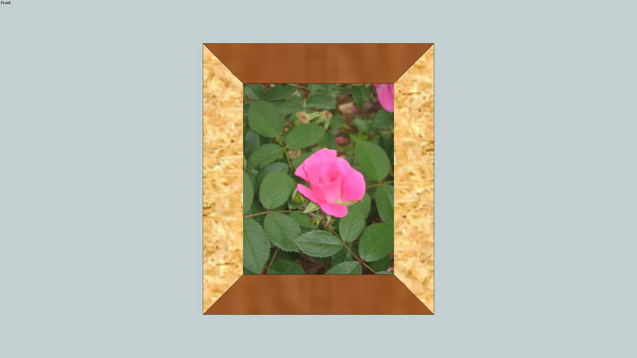 Mitered Half Lap Joint Picture Frame | 3D Warehouse