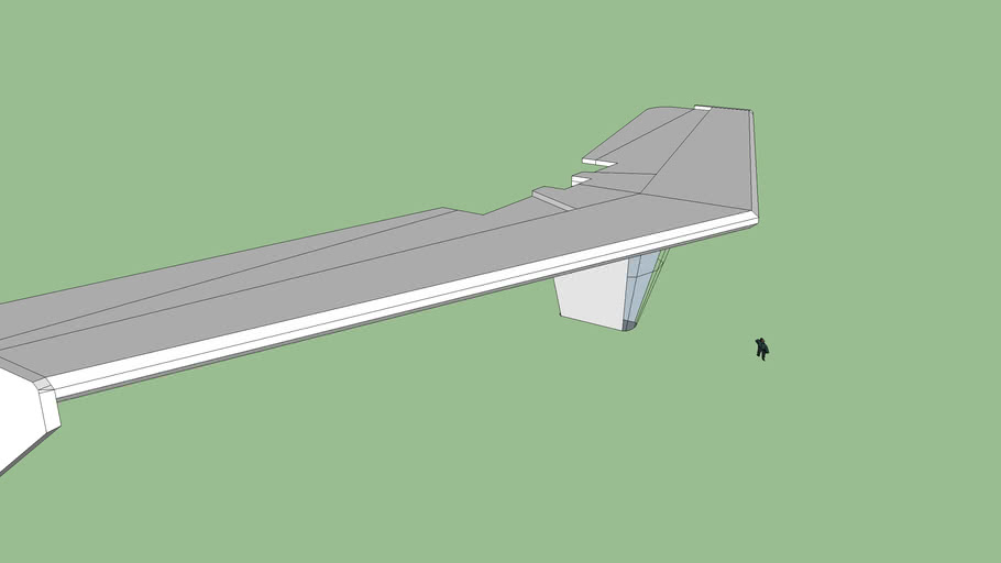 lifting wing body initial concept | 3D Warehouse