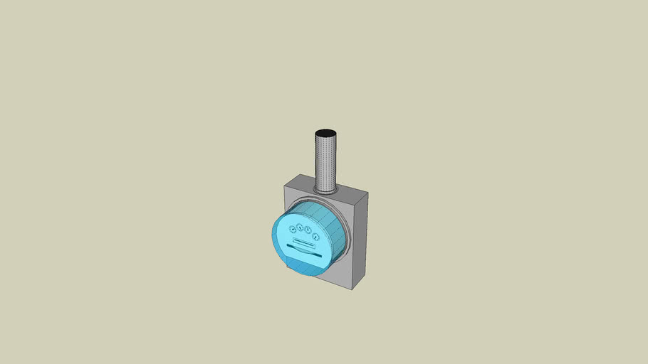 Residential Electric Meter | 3D Warehouse
