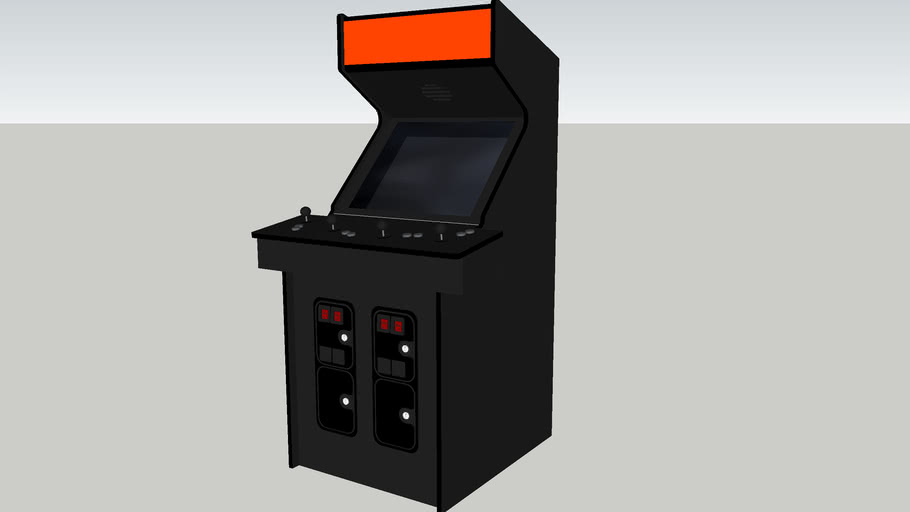 Generic arcade cabinet- Konami 4-player | 3D Warehouse