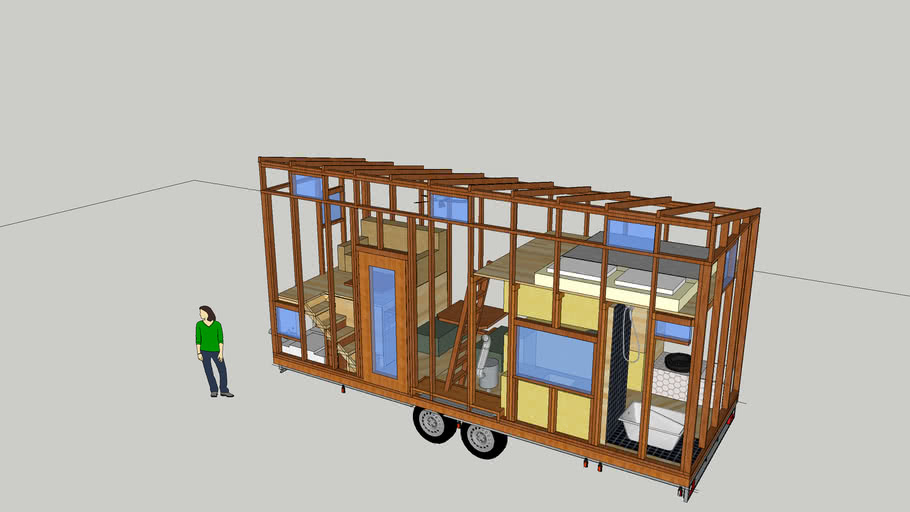 Tiny House for Three | 3D Warehouse