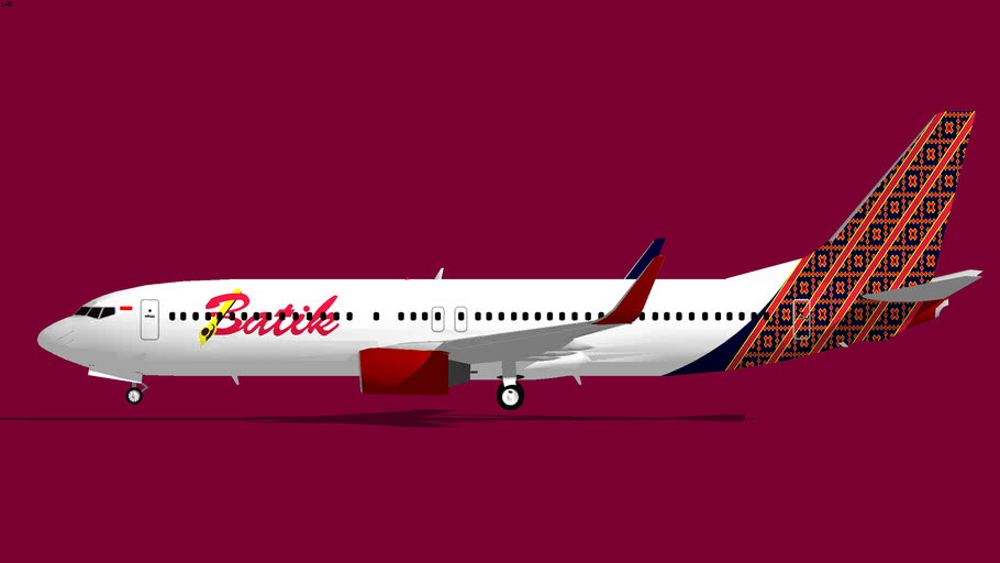 Batik Air Boeing 737-800 | 3D Warehouse